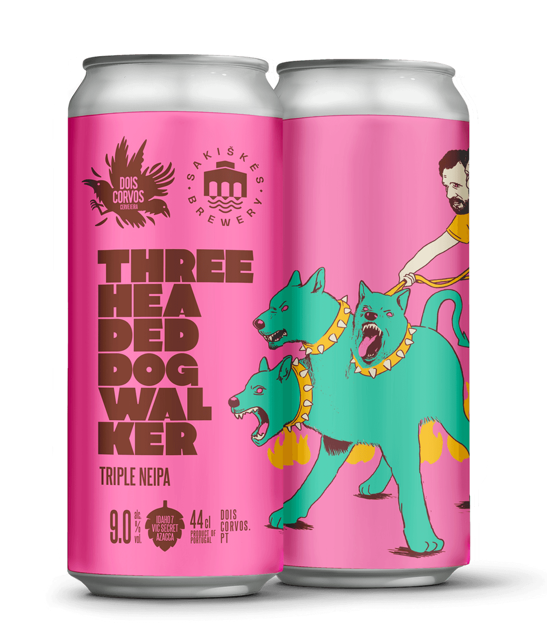 Three Headed Dog Walker Triple NE IPA Dois Corvos Brewery Lisbon three-headed-dog-walker-triple-ne-ipa-dois-corvos-brewery-lisbon