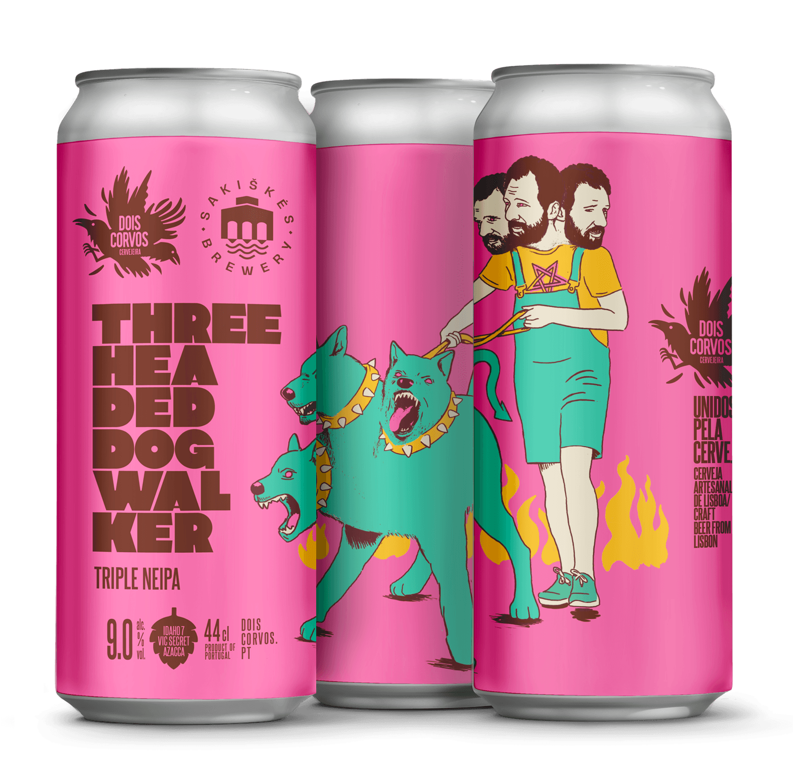 Three-Headed Dog Walker - Triple NE IPA | Dois Corvos Cervejeira ...